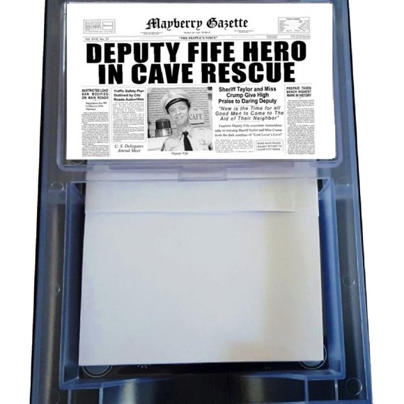 Holiday | The Andy Griffith Show Barney Fife Newspaper Note Pad Memo ...